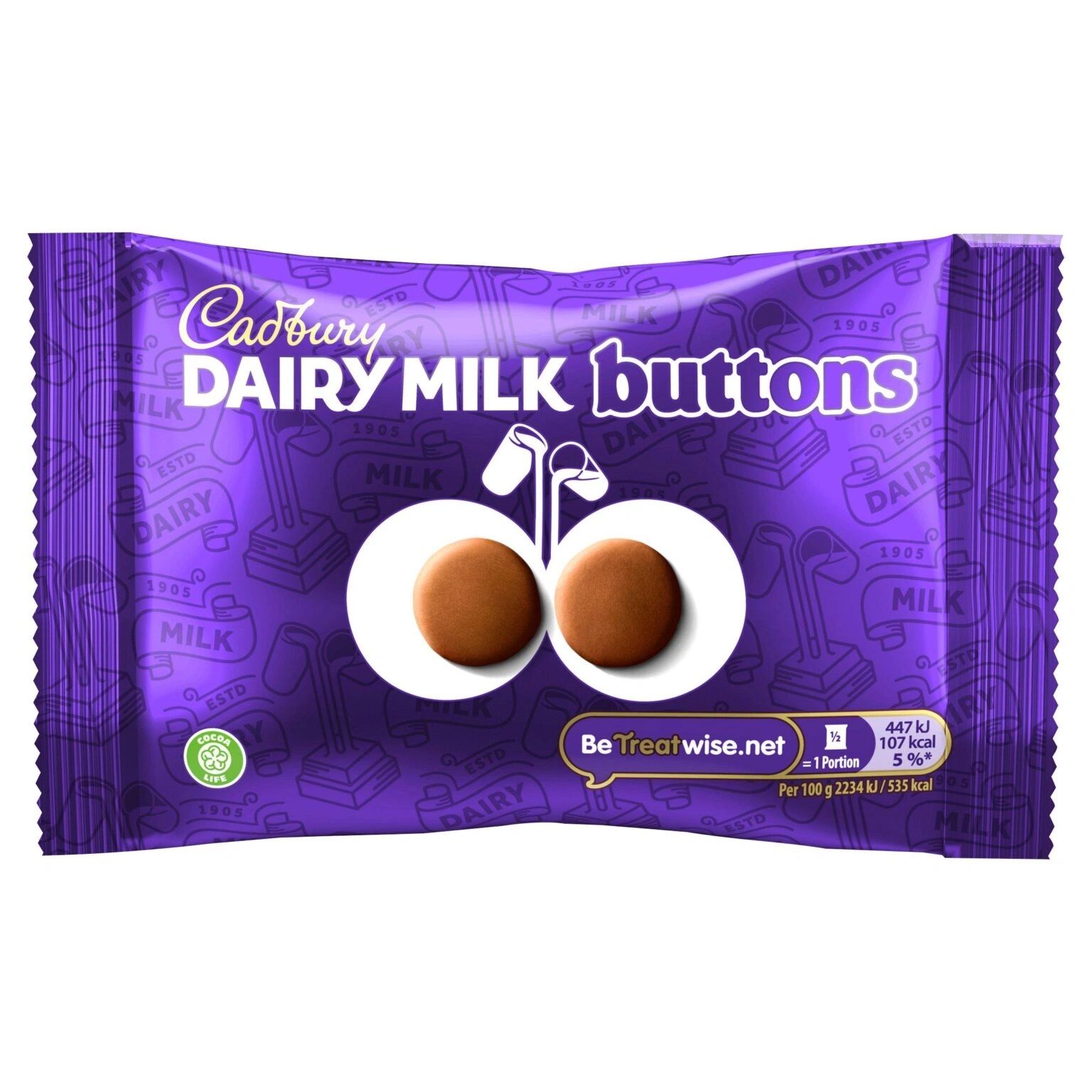 Cadbury Dairy Milk Buttons 36x40g – EatsnTreats